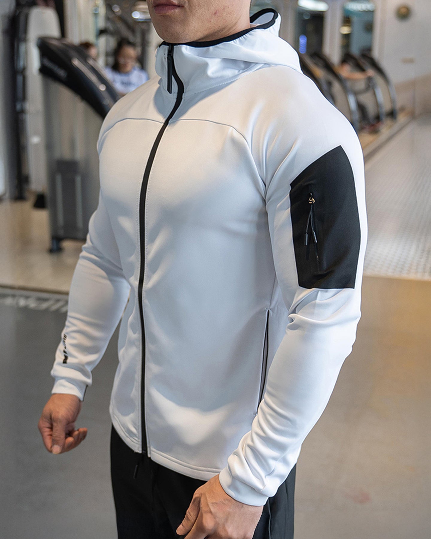 Arm Pocket Performance Hooded Jacket | Ahaselected