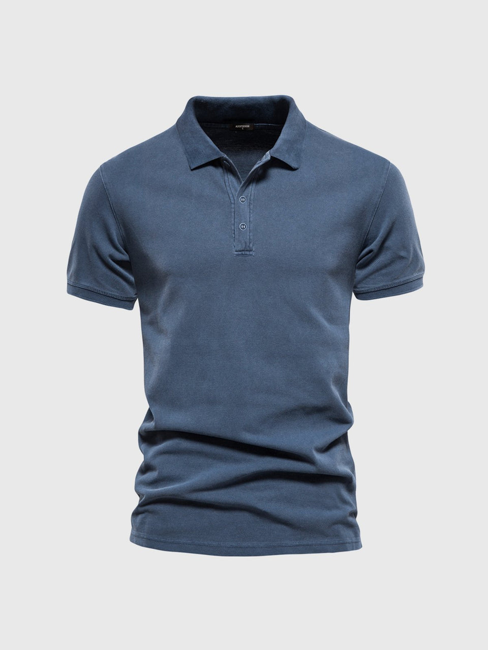 Retro-style Pigment Wash Polo | Ahaselected