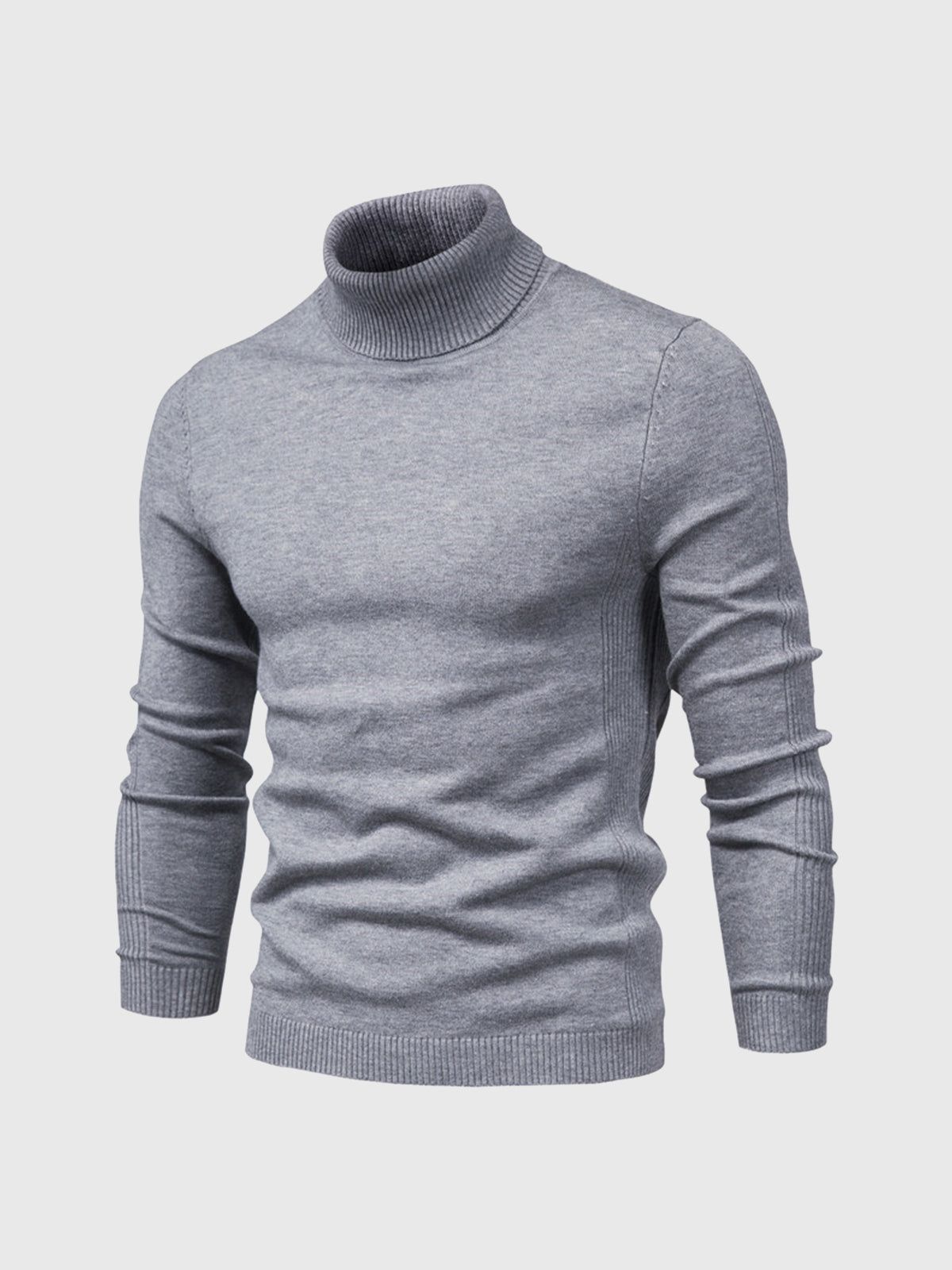 M's Classic High Collar Sweater | Ahaselected