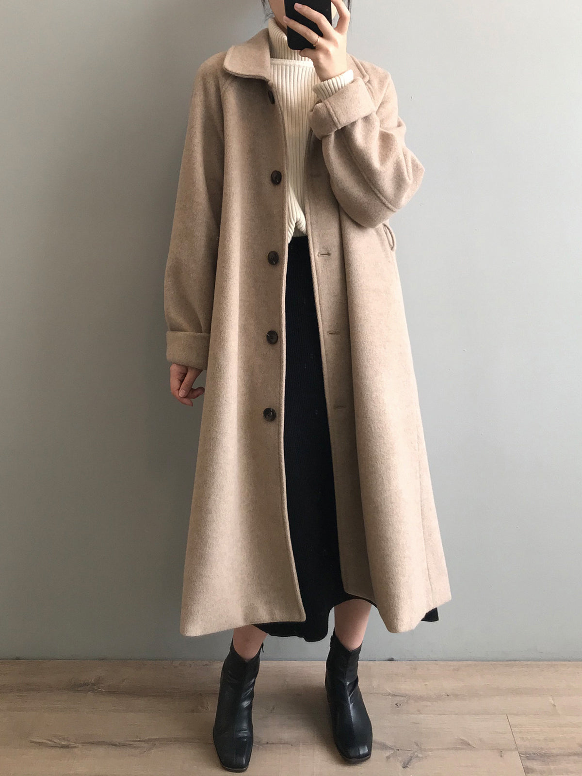 The Modernist Wool Overcoat | Ahaselected
